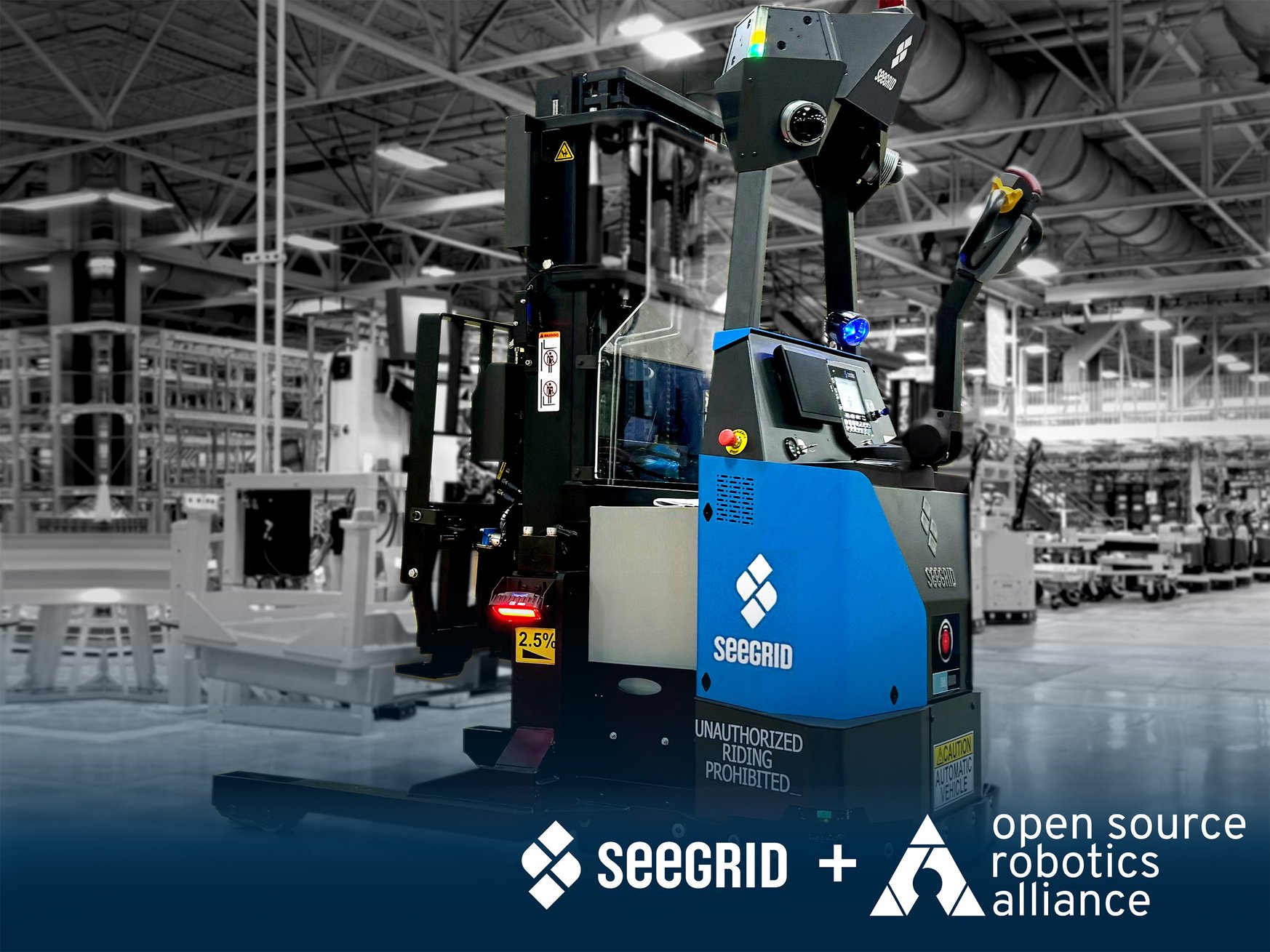 Seegrid Joins Open Source Robotics Alliance | AMR Innovator Excited to ... Seegrid Joins Open Source Robotics Alliance | AMR Innovator Excited to ...